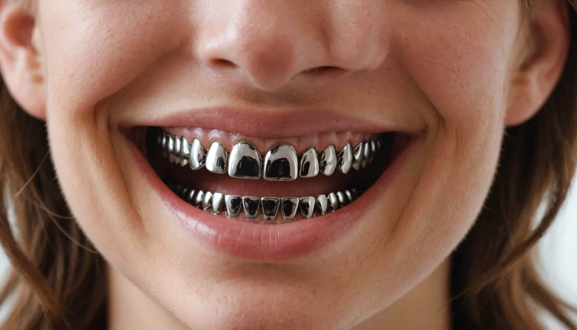 Appareil dentaire en metal : sourire élégant et efficace